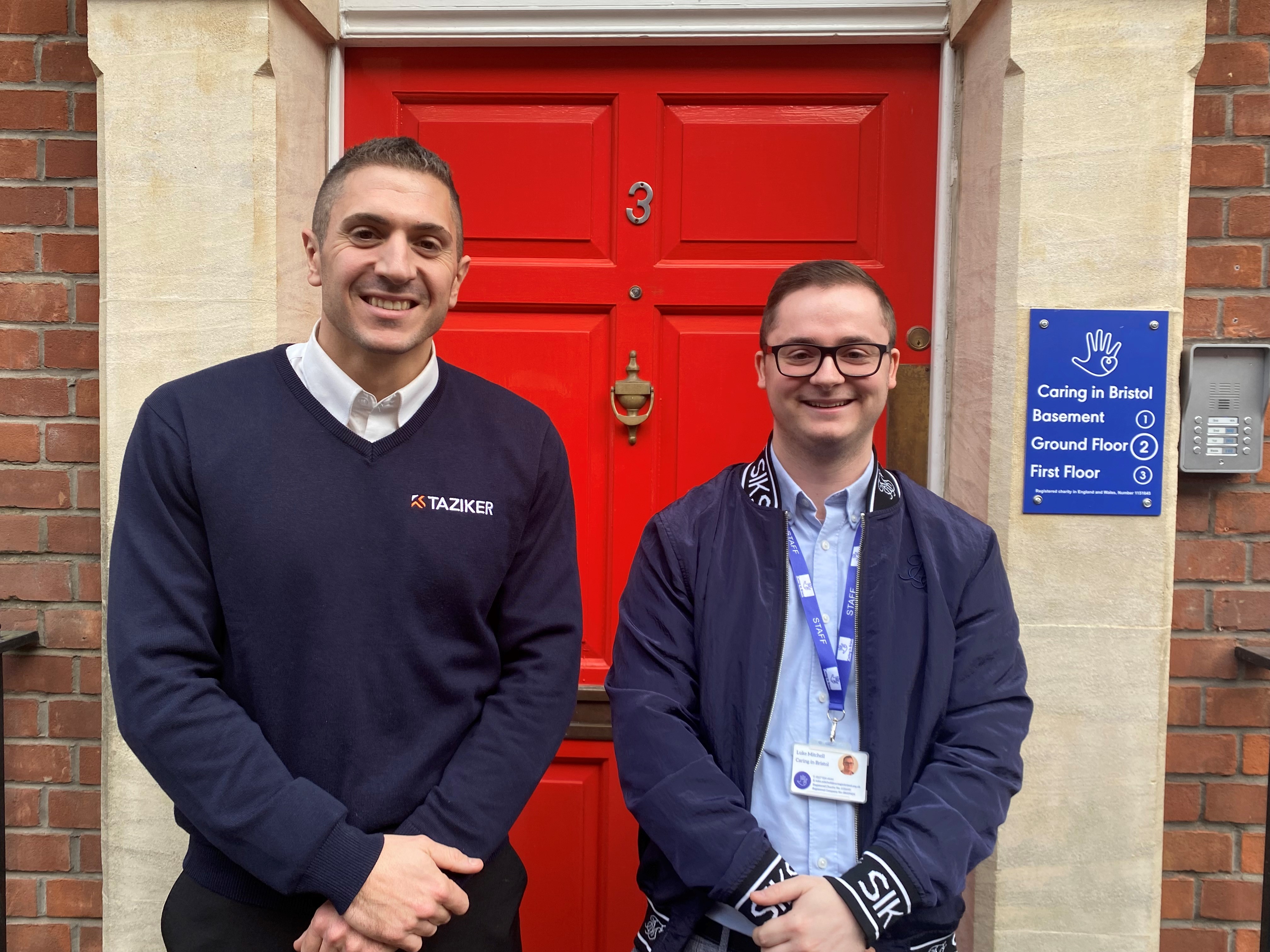 Taziker Celebrate a New Partnership with Caring in Bristol